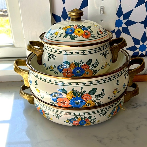 m kamenstein | Kitchen | Vintage Mcm Mkamenstein Mcm Lxxxi Enamel And ...